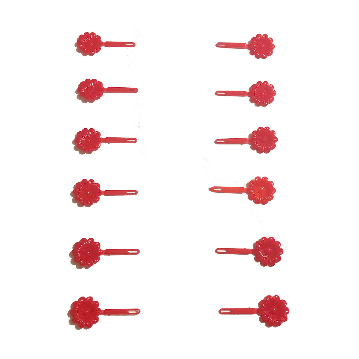 Red Sunflower Barrettes – The Barrette Box